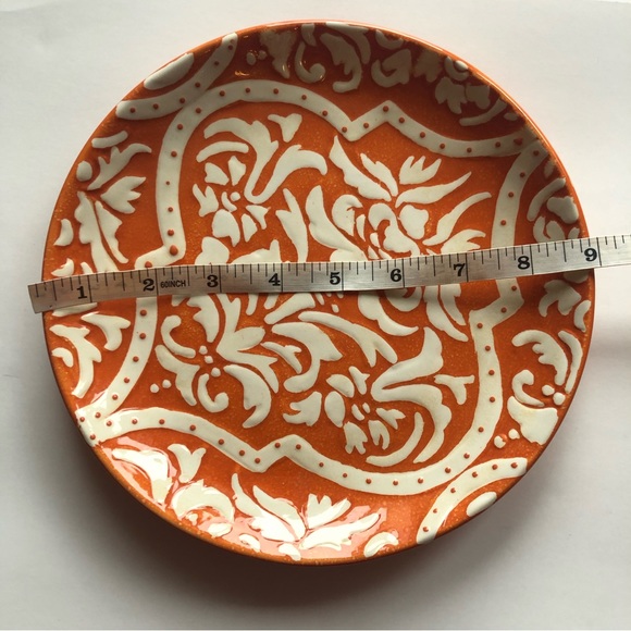 Pottery Barn | Dining | Pottery Barn Orange Dinner Plates | Poshmark
